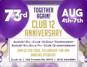 Club 12 - San Antonio's Oldest and Largest AA Club